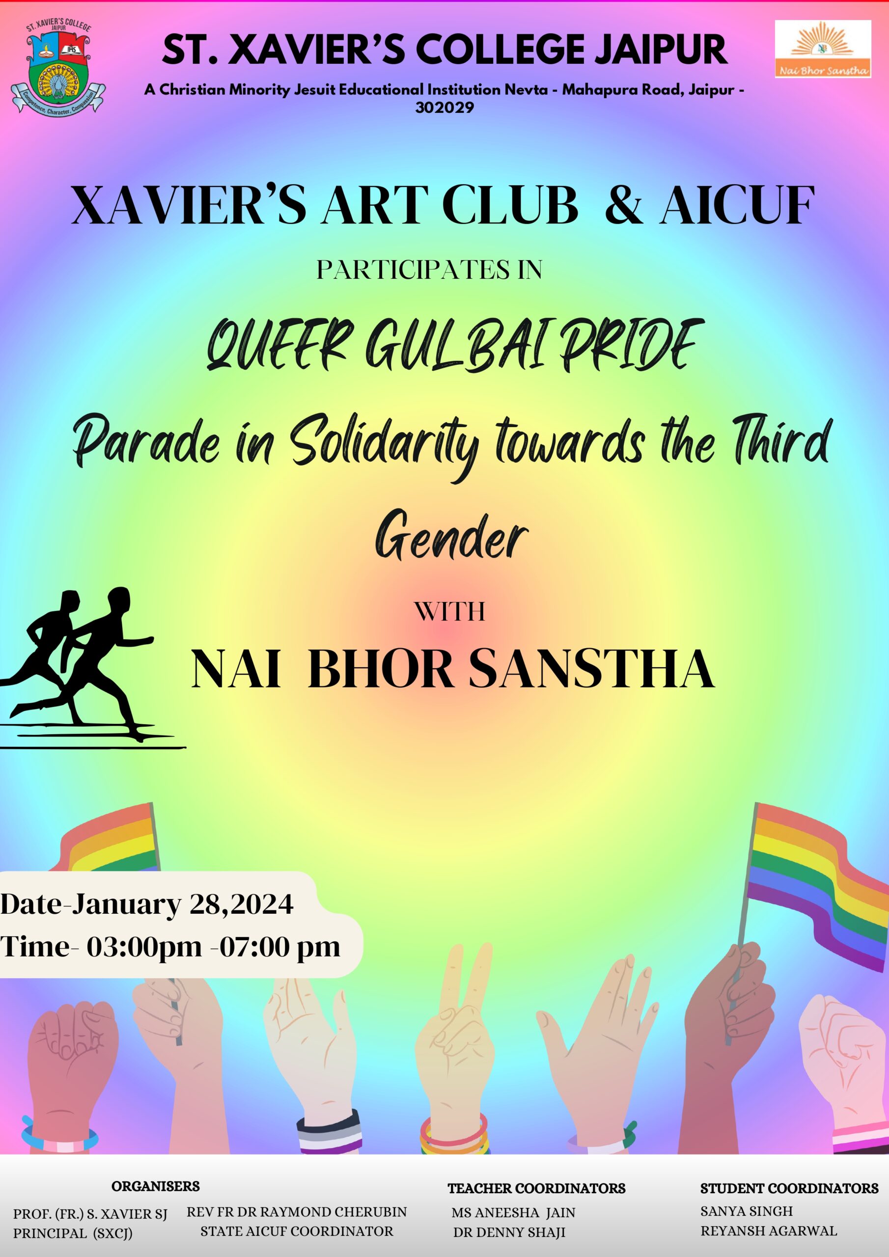 Poster Making Competition and Potluck - St. Xavier's College Jaipur