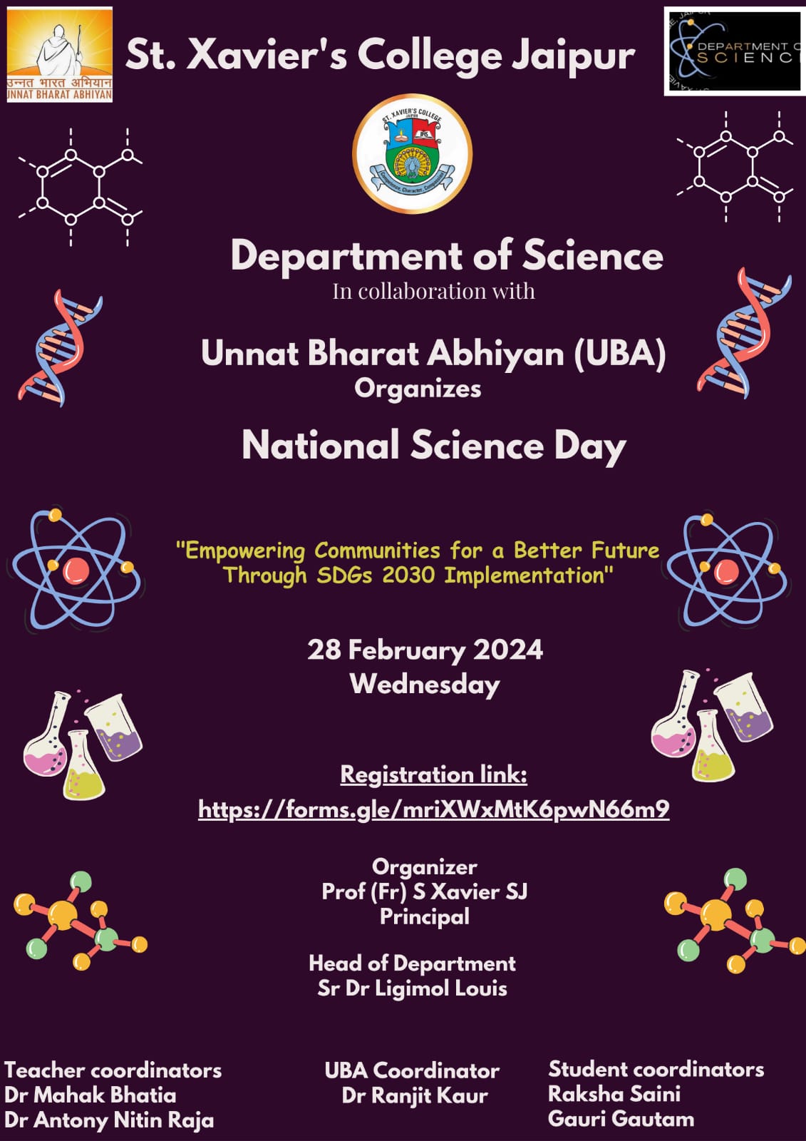 National Science Day - St. Xavier's College Jaipur