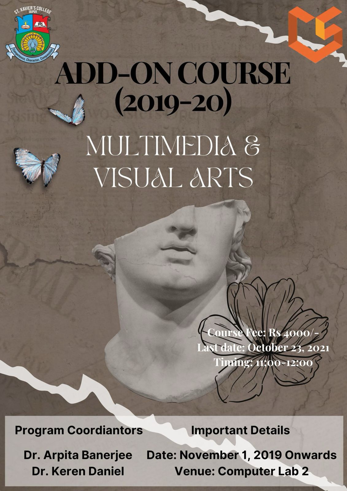 Multimedia and Visual Arts Course - St. Xavier's College Jaipur