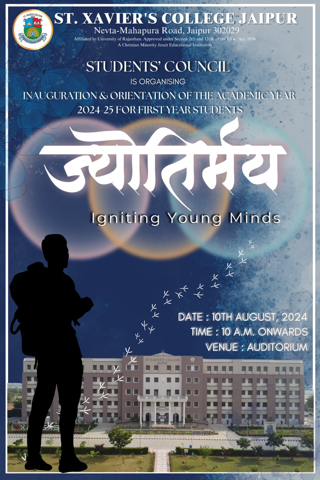 Inauguration & Orientation - St. Xavier's College Jaipur