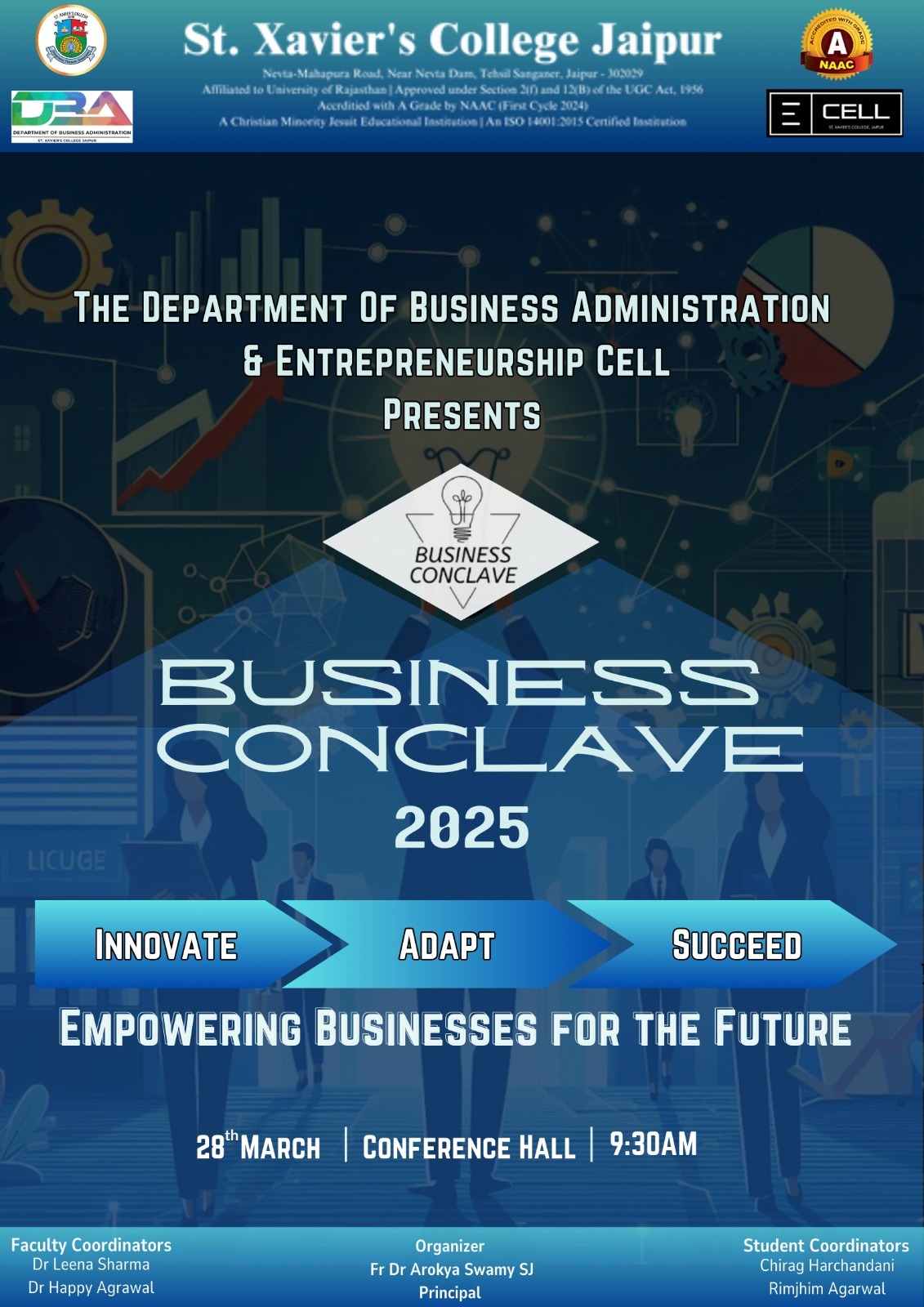 Business Conclave 2025 - St. Xavier's College Jaipur