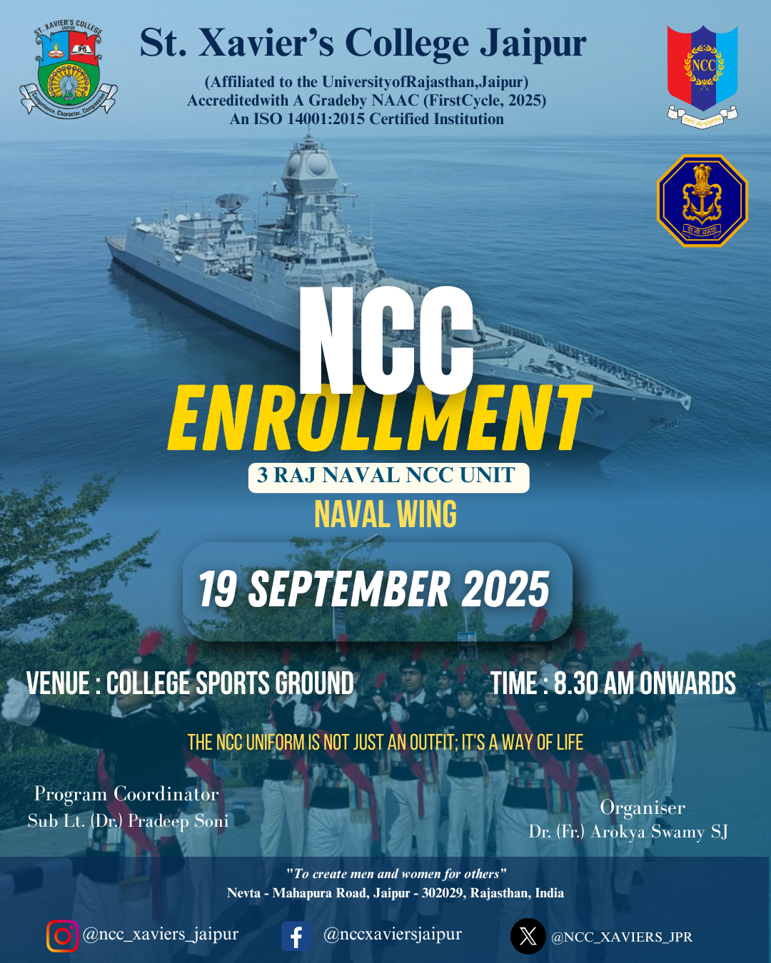 NCC - St. Xavier's College Jaipur