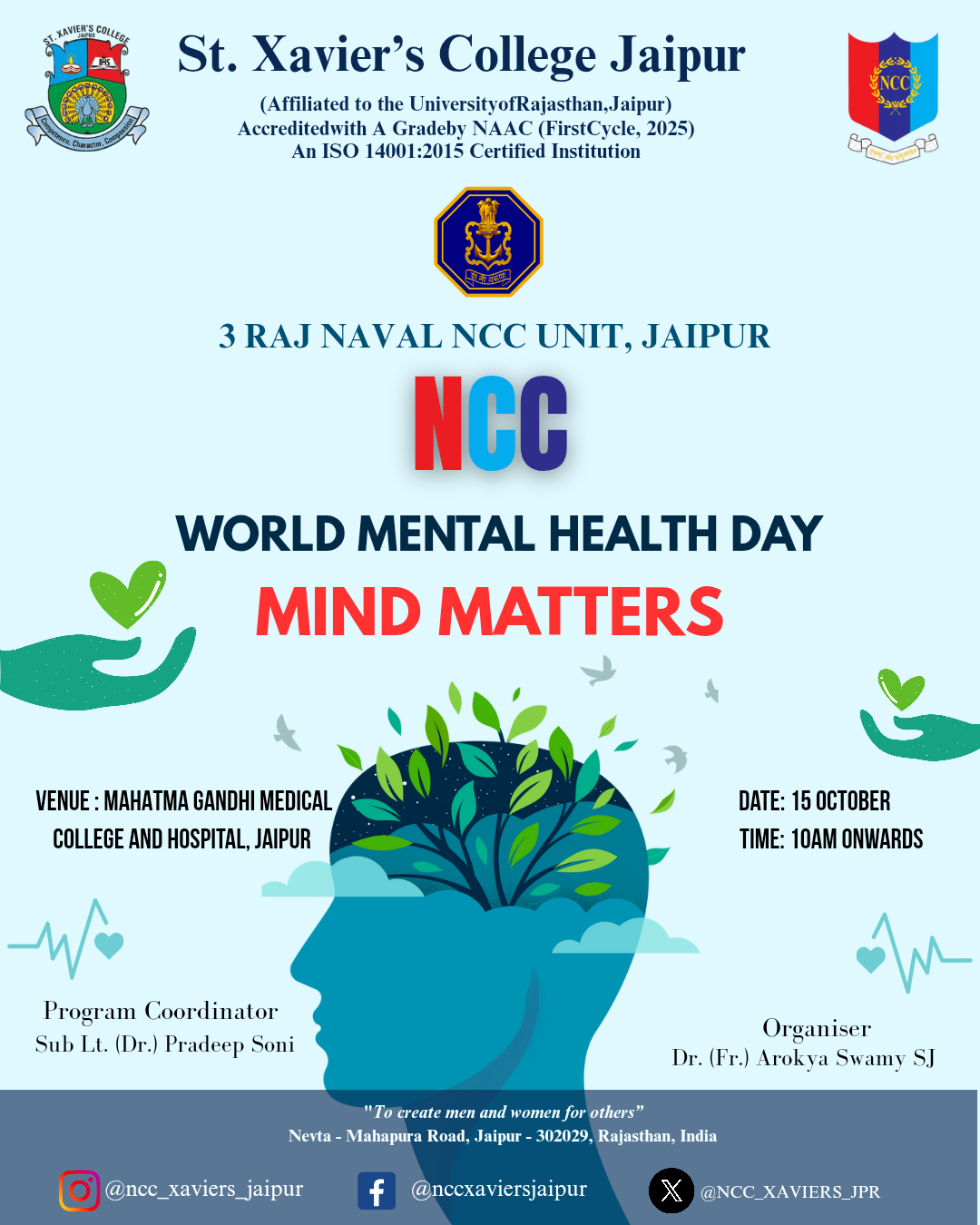 NCC - St. Xavier's College Jaipur