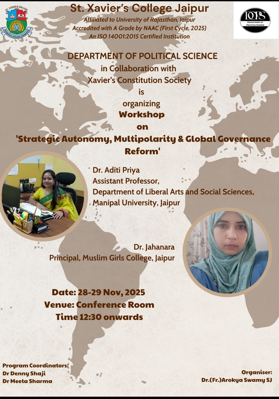 Workshop on 'Strategic Autonomy, Multipolarity & Global Governance ...