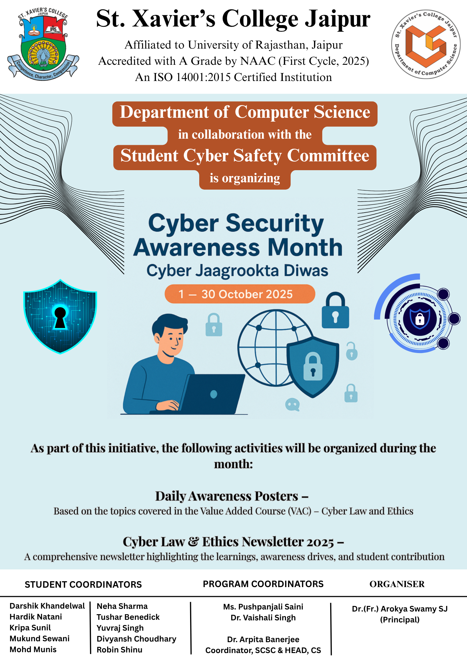 Cyber Security Awareness Month (Cyber Jaagrookta Diwas) 2025–2026 - St ...